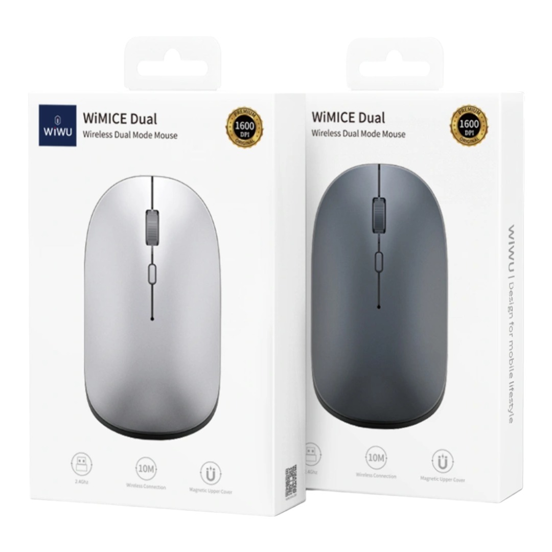 تفاصيل المنتج WiWU Dual Model Premium Wireless Mouse WM104 - بريموس